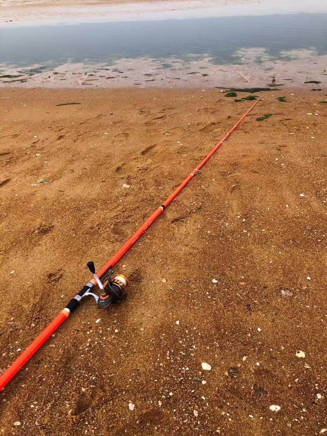 3 Surf แผ่นเหล็ก Rod ORANGE Jigging Super Hard 420 ซม.(14ft) และฝีมือ ...