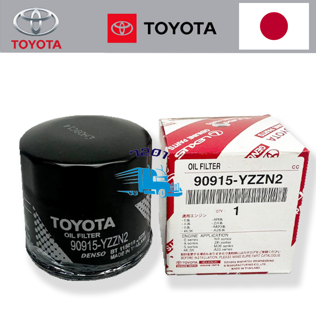 TOYOTA 90915-YZZN2 OIL FILTER Hilux Estima Alphard Altis Camry Vios ...