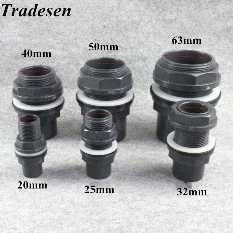 [HOT W] 1Pcs 20 63mm PVC Aquarium Fish Tank Pipe Drainage Connectors ...