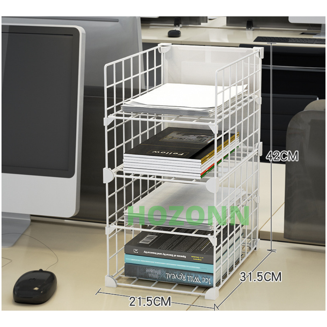 HOZONN A4 Paper Rack Multipurpose Paper Rack Multiple Layer Paper Rack ...