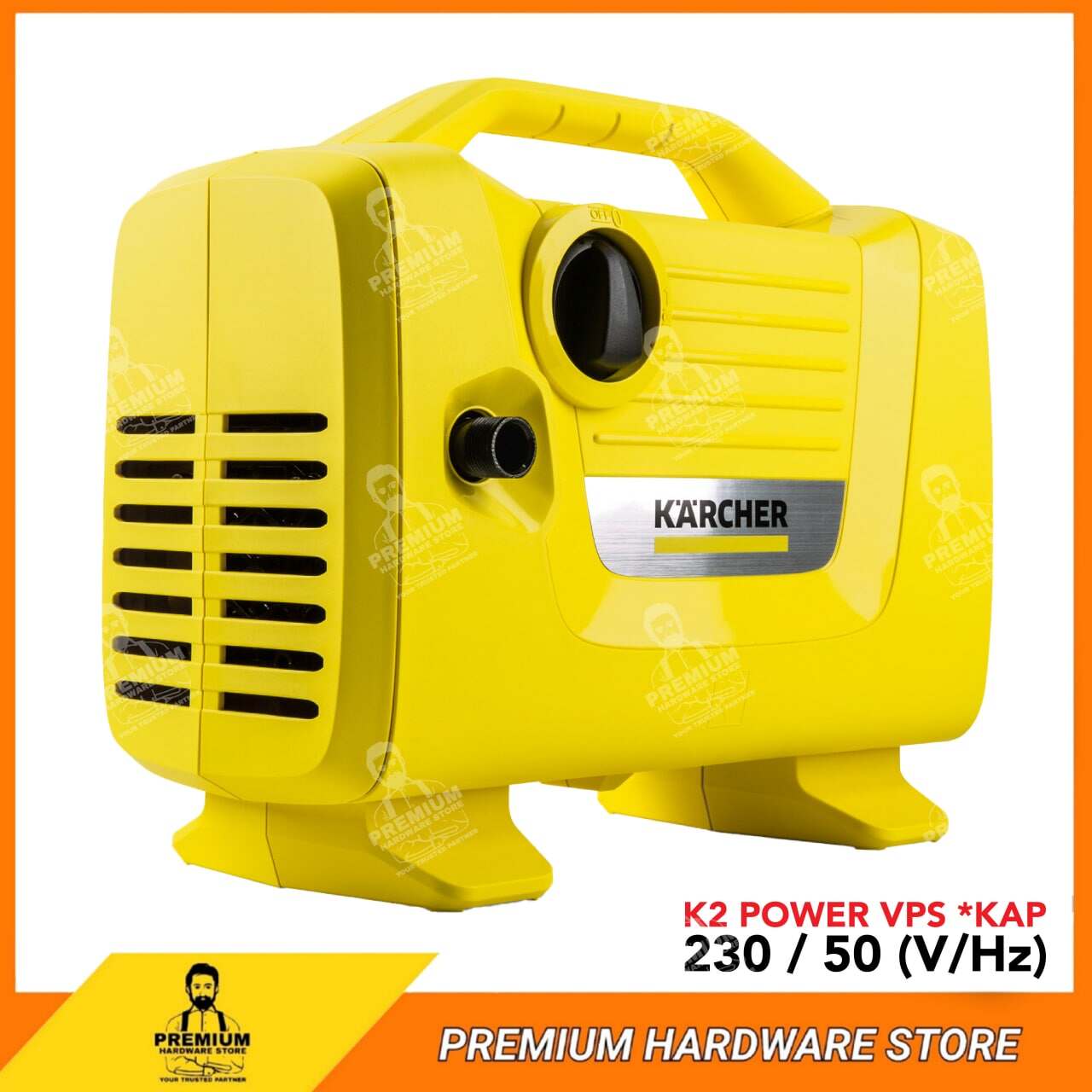 KARCHER High Pressure Washer K2 POWER VPS *KAP 100 Bar Induction Motor Water Jet Mesin Cuci ...