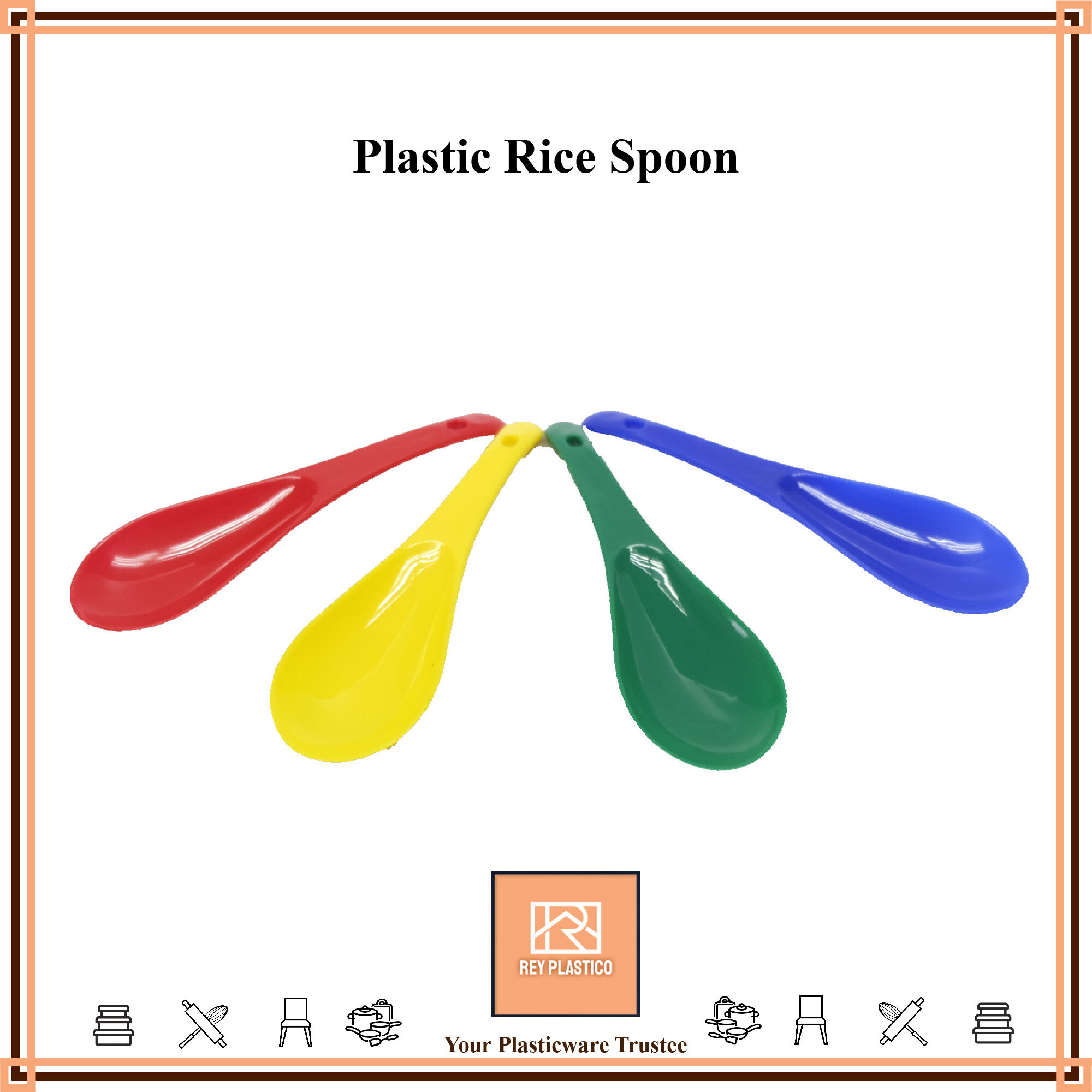 Heavy Duty Plastic Rice Spoon/Rice Ladle/Rice Paddle/Rice Scoop/Sudu ...