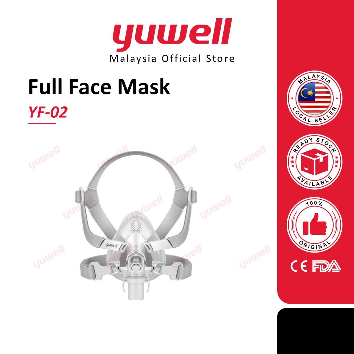 [Official] Yuwell Breathwear Series Full Face Mask w Forehead Support ...