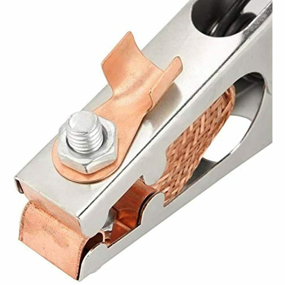 American Welding-Ground Clamp 500A Copper Earth Clip Electroplated ...