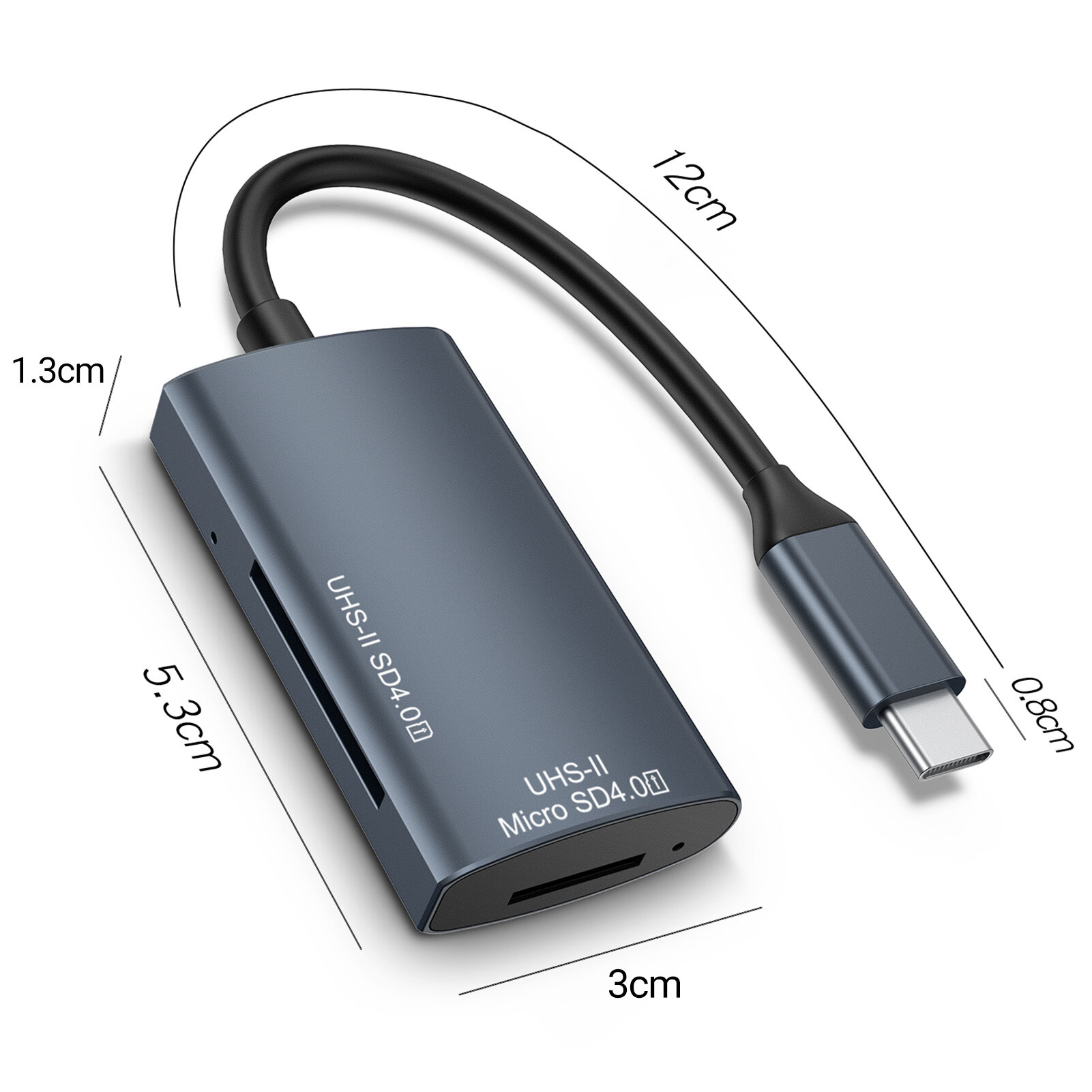 Card Reader 2-In-1 High Speed Multifunctional Driver-Free การถ่ายโอน ...