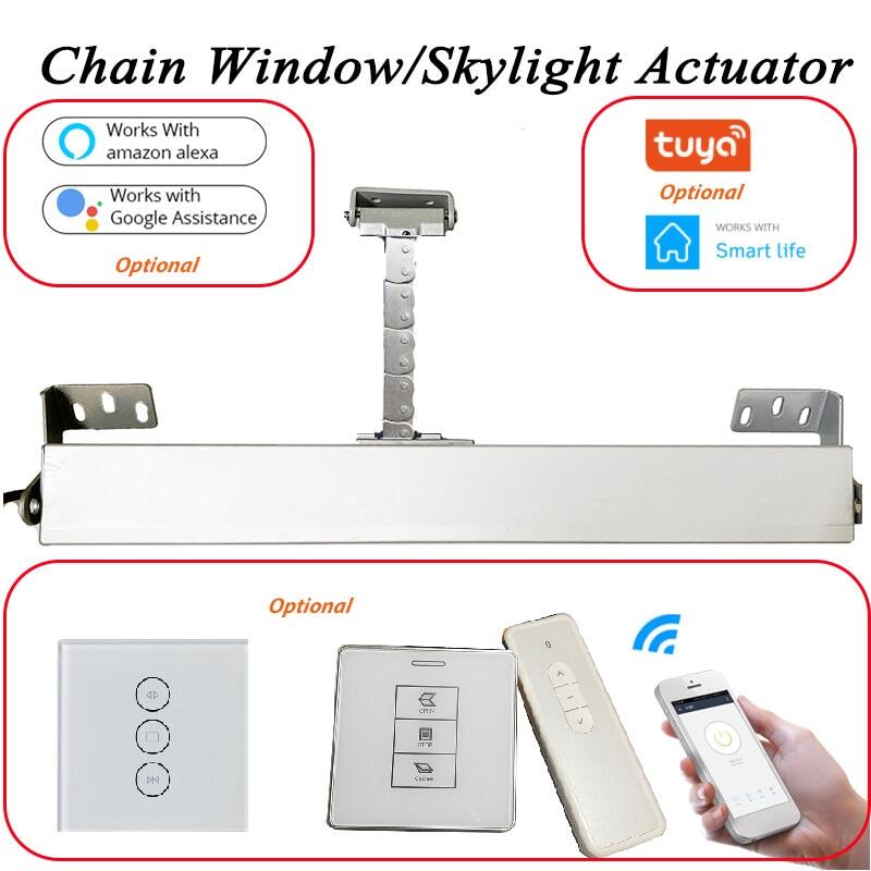 AC OR DC Motorized Window Actuator Velux Window Opener OR Wifi Remote ...