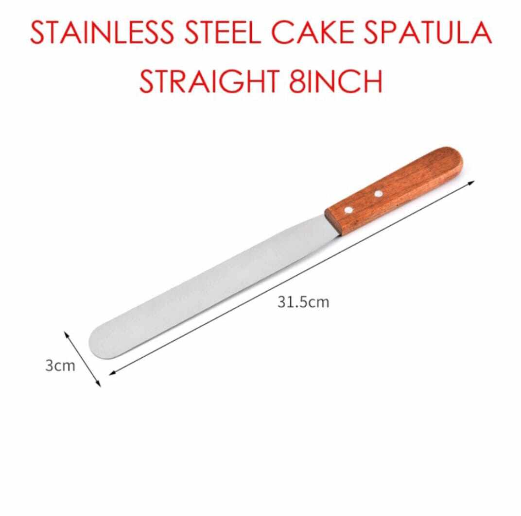 Stainless Steel Cake Spatula Cream Butter Scraper Scream ...