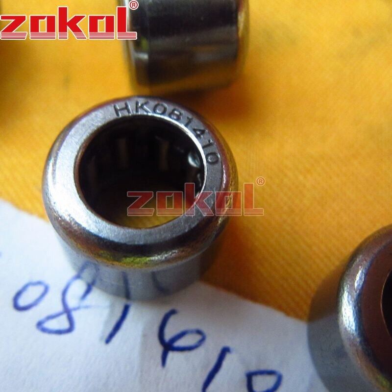 10ชิ้นแบริ่ง HK081410 HK081412ตลับลูกปืนเม็ดเข็ม8*14*10มม. 8*14*12มม. ...