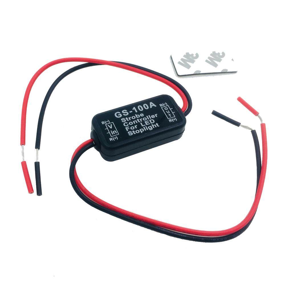 Auto Car 12V GS-100A LED High Position Brake Tail Stop Light Strobe ...