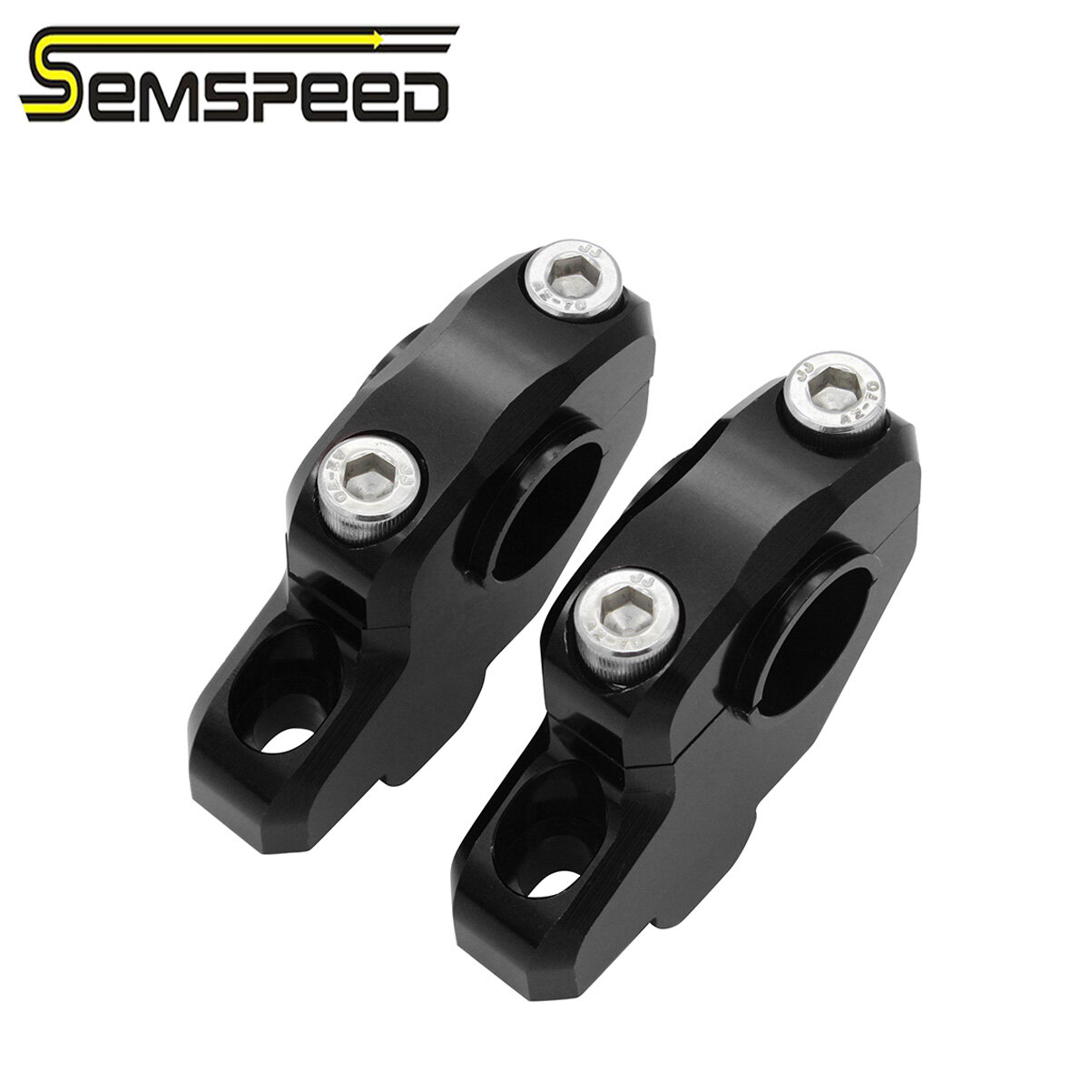 SEMSPEED Universal 22mm Motorcycle Handlebar Riser Bar Mount Handle Clamp For Honda ADV 160 150 ...