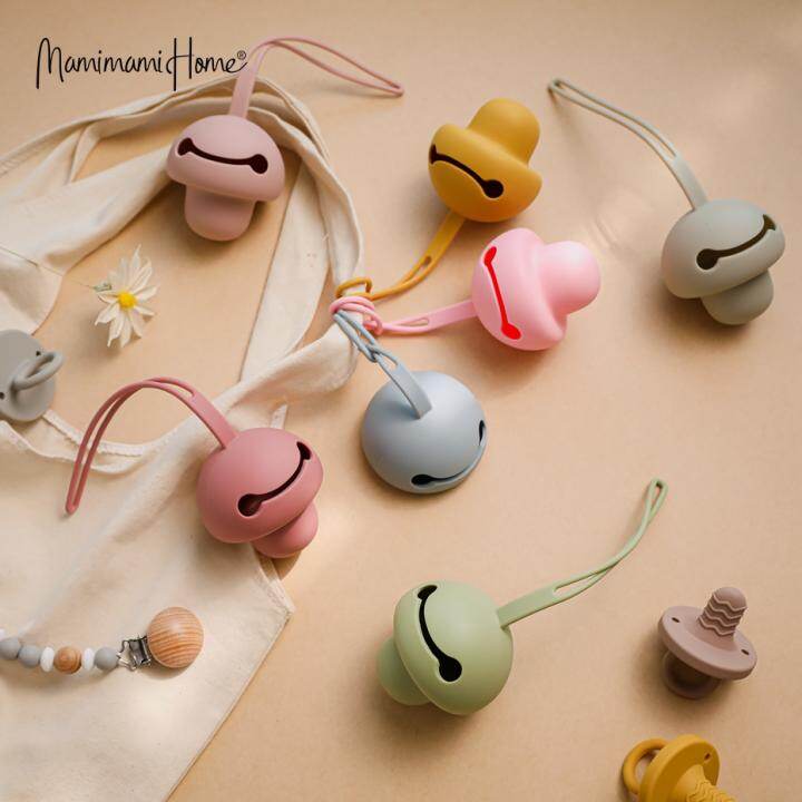 Mamimami Home Pacifier Case 1PC 100% Safe Silicone Materiral Smile-face ...