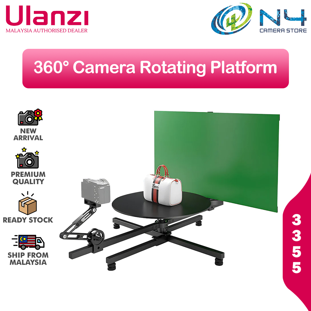 Ulanzi 360° Camera Rotating Platform 3355 360 Degree Turntable Display ...