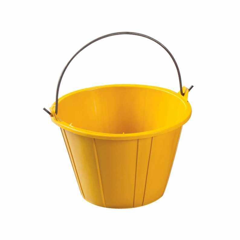 【Happyhome66】High Quality PVC Yellow Cement Pail/Steel Handle/Baldi ...