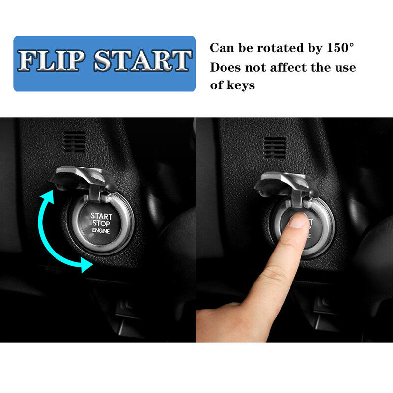 Car Interior Engine Ignition Car Battery Engine Start Stop Push Button ...
