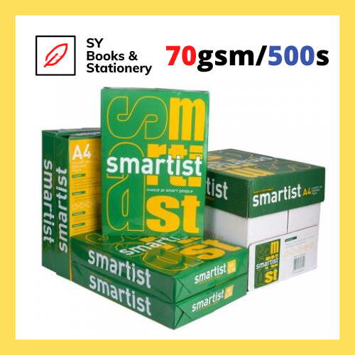 SMARTIST A4 Copier Paper 70Gsm 500's Box (5reams) | Lazada