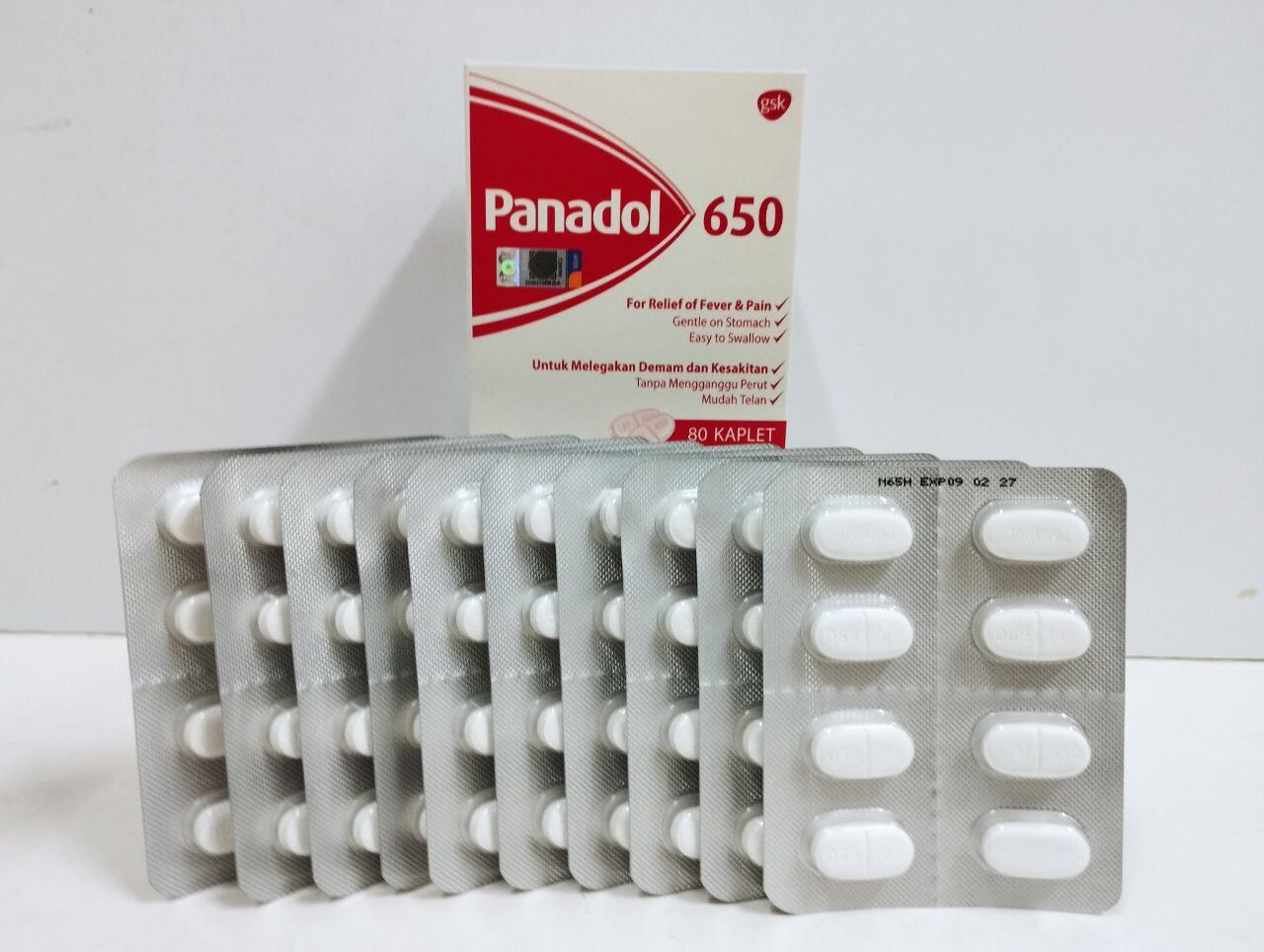 Panadol 650mg 10x8's Exp: 02/27 | Lazada