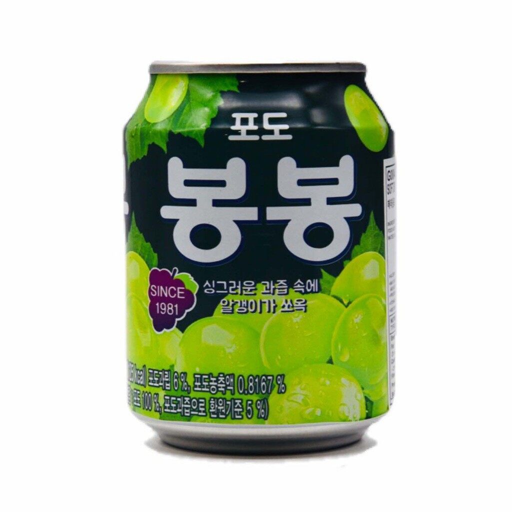 Korea HaiTai 봉봉 Bon-Bon Fruit Juice 238ml 韩国 海太 真果粒果汁 238ml | Lazada