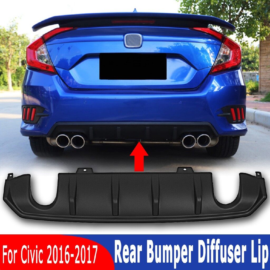 HONDA CIVIC FC REAR DIFFUSER 2 HOLE | Lazada