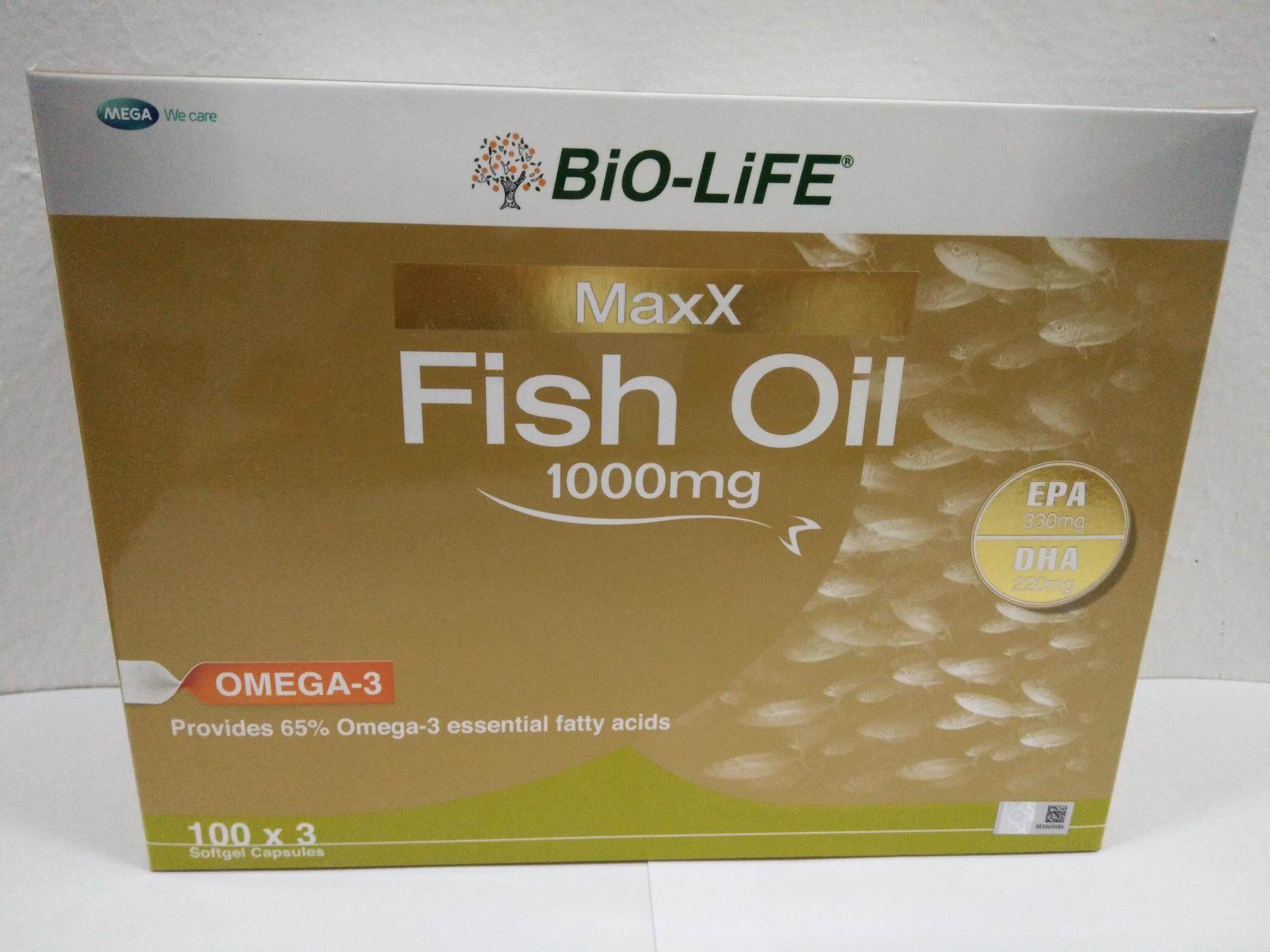 BiO-LiFE Maxx Fish Oil 1000mg | Lazada