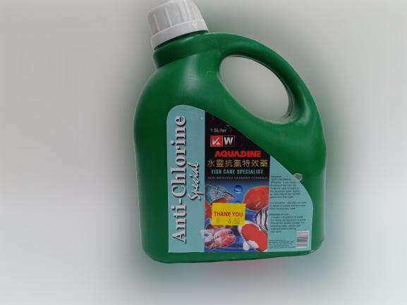 AQUADINE ANTICHLORINE 1.5 LITER | Lazada