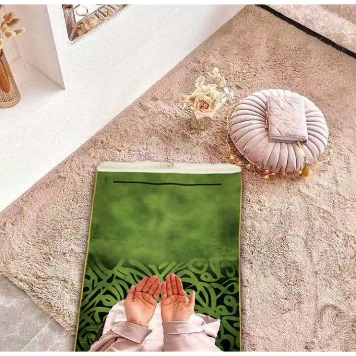 Sejadah Gebu Tebal Lembut murah Sejadah plain Prayer rag prayer mat ...