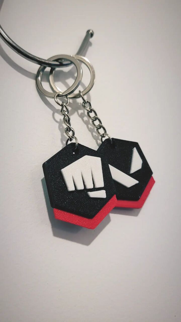 VALORANT Riot Gun Buddy Keychain [Custom Design Gaming Cheap 3D Print ...