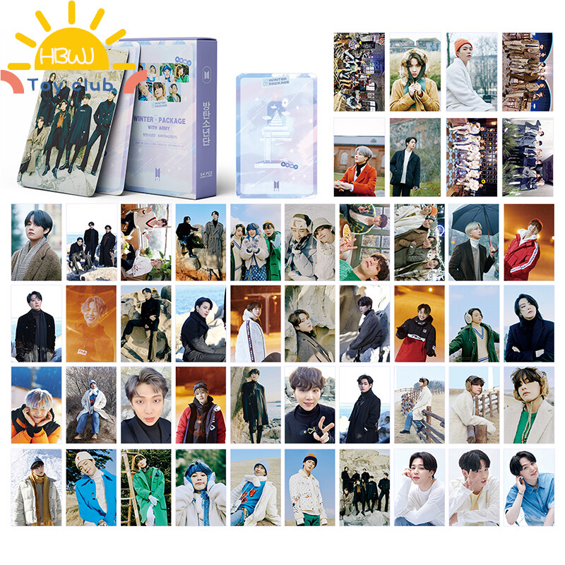 【สต็อกพร้อมส่ง】54ชิ้น/เซ็ต BTS 2021ฤดูหนาวแพคเกจอัลบั้ม Bangtan Boys ...