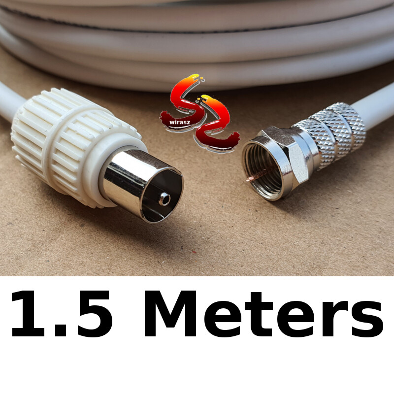 CUSTOM MADE 100% FULL COPPER RG6 to RF (Male) Digital Signal Cable Set ...