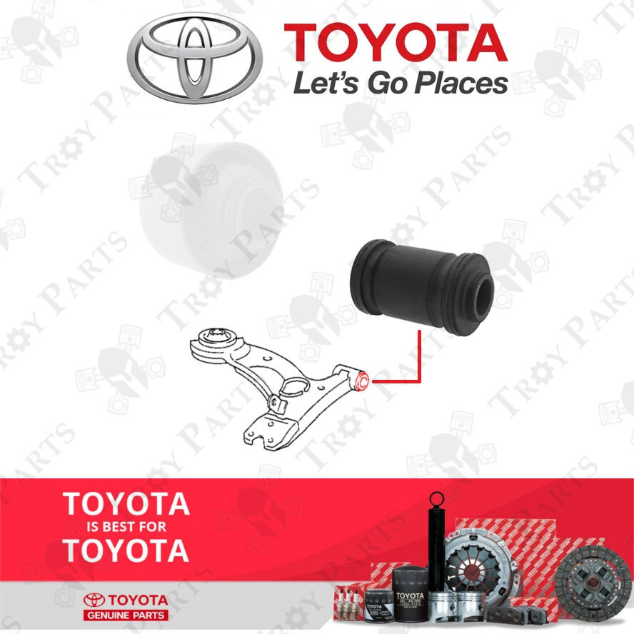 (1pc) Original Toyota Front Lower Control Arm Bush Small 48654-20190 ...