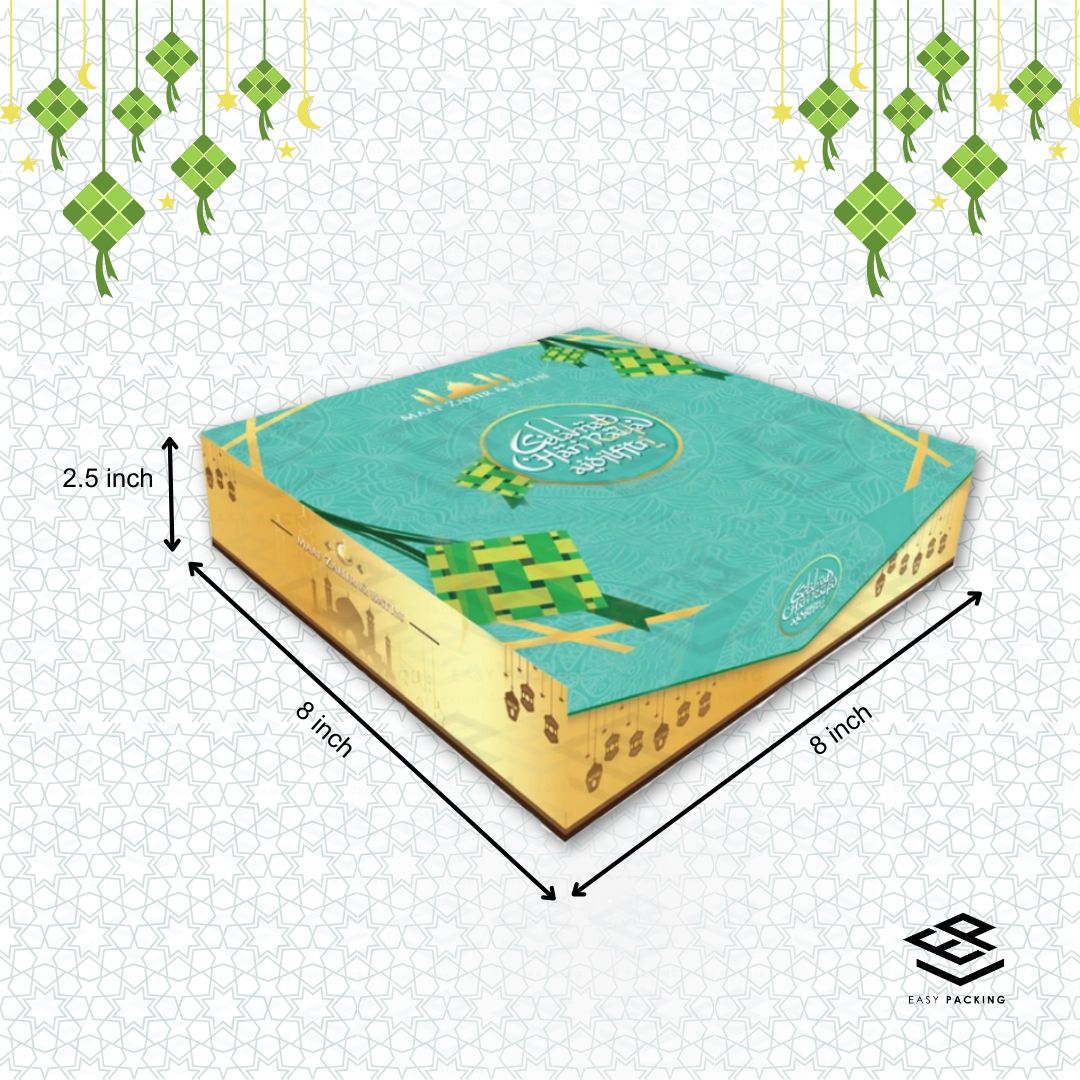 Hari Raya Gift Box /Hari Raya Window Kuih Lapis Box / Cake Box / Hari ...