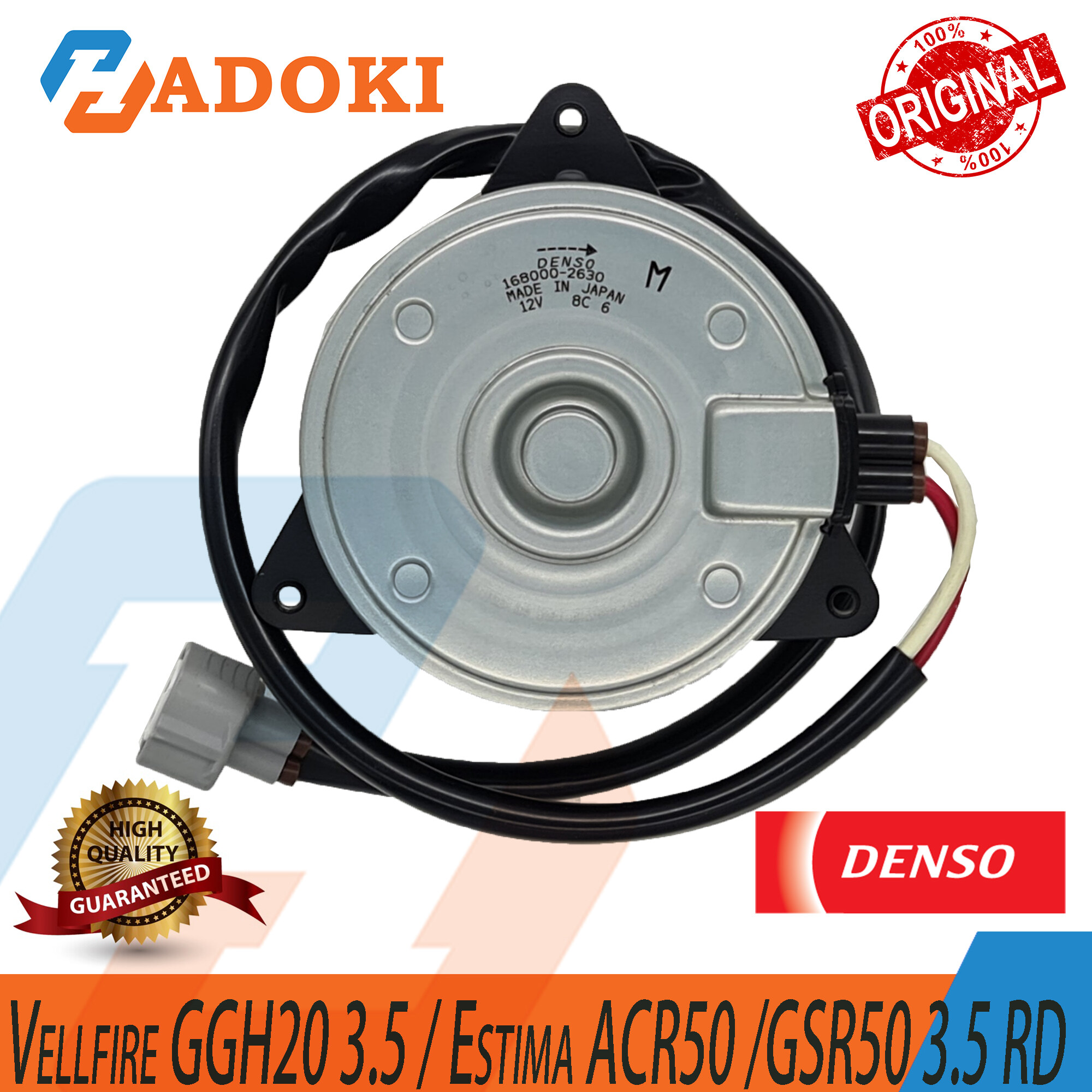 ORIGINAL DENSO FAN MOTOR TOYOTA VELLFIRE ACR50 / ESTIMA ACR50 GSR50 3.5 ...