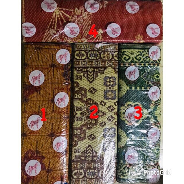 Tikar lipat 3 dan lipat dua cap zebra/tikar lipat thailand | Lazada