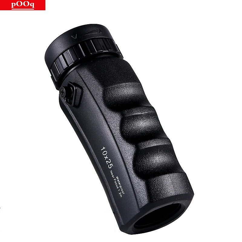 8X25 10X25เลนส์แว่นโฟกัส Bak4ปริซึมกล้องตาเดียวสำหรับตั้งแคมป์กล้องโทรทรรศน์เอชดีการสังเกตท่อง ...