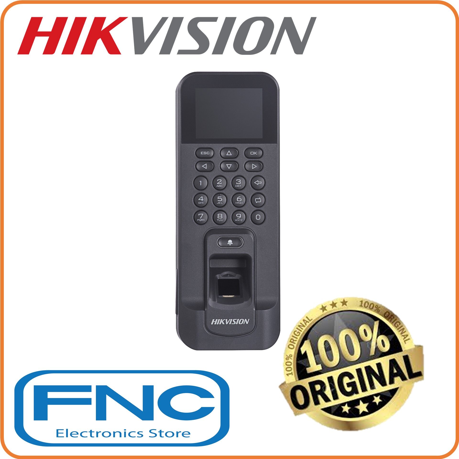 HIKVISION DS-K1T804BMF Door Access 2.4 Inch LCD Screen Communication ...