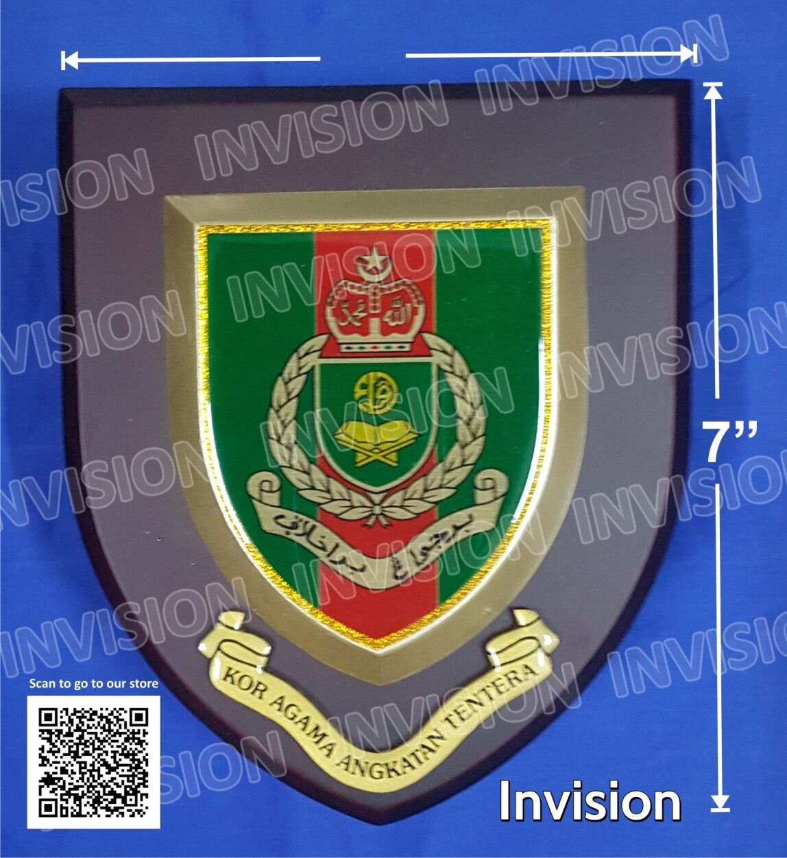 Malaysian Army Unit Plaques - Kor Agama Angkatan Tentera KAGAT Tentera ...