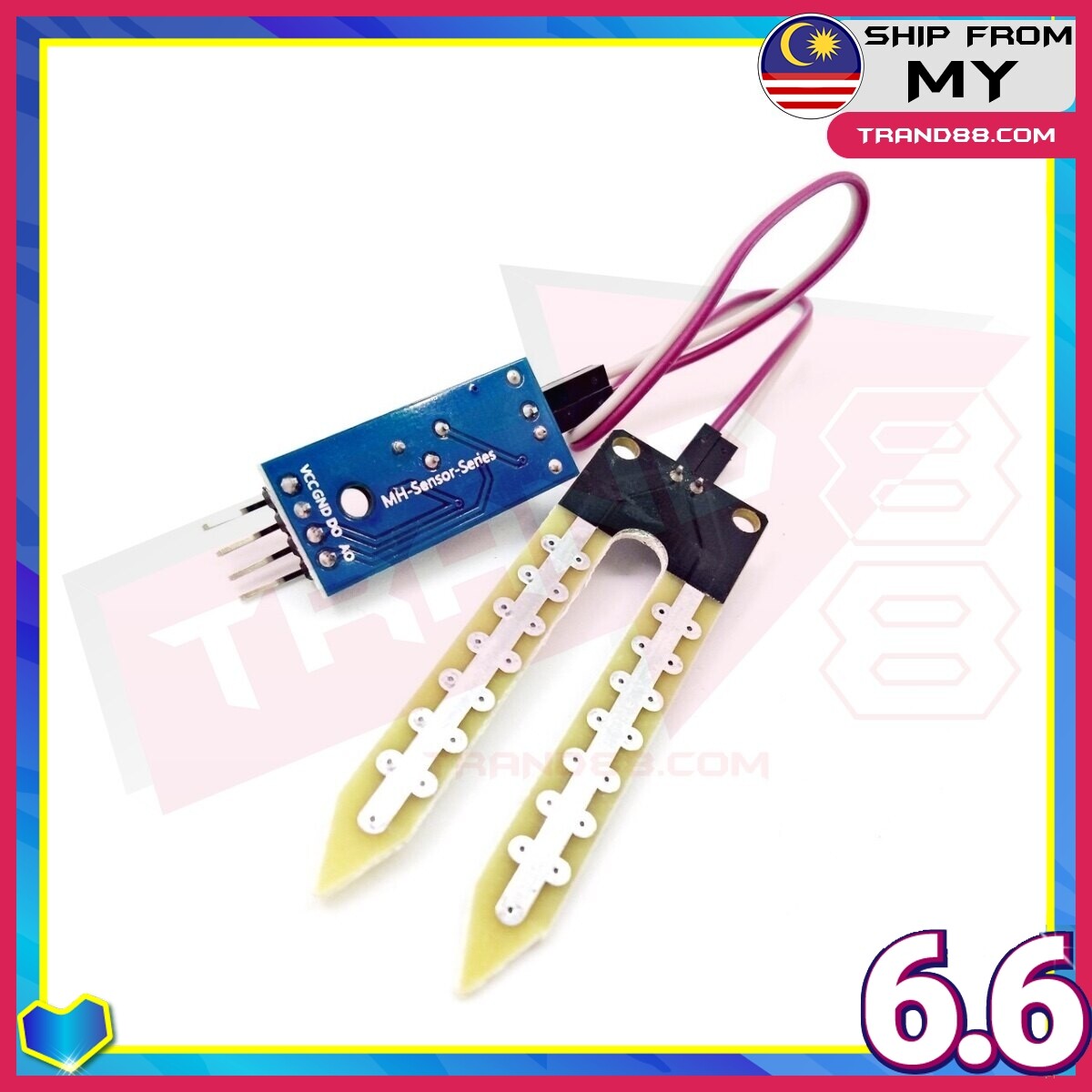Soil Moisture Resistive Detection Humidity Sensor Hygrometer Module for ...