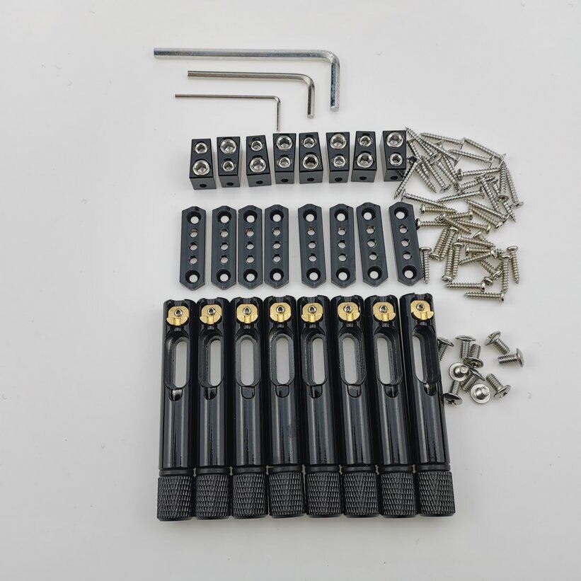 Single Headless Guitar Bass Bridge Headless Fanned Fret -Single Fixed ...