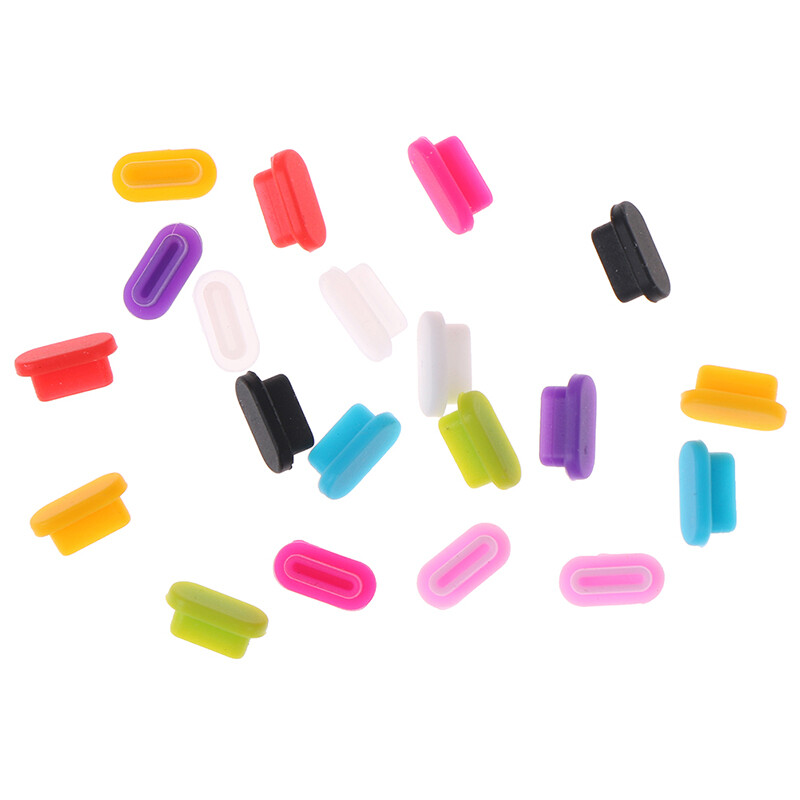 UNI ????Hot Sale????5Pcs colorful silicone anti dust cover stopper ...