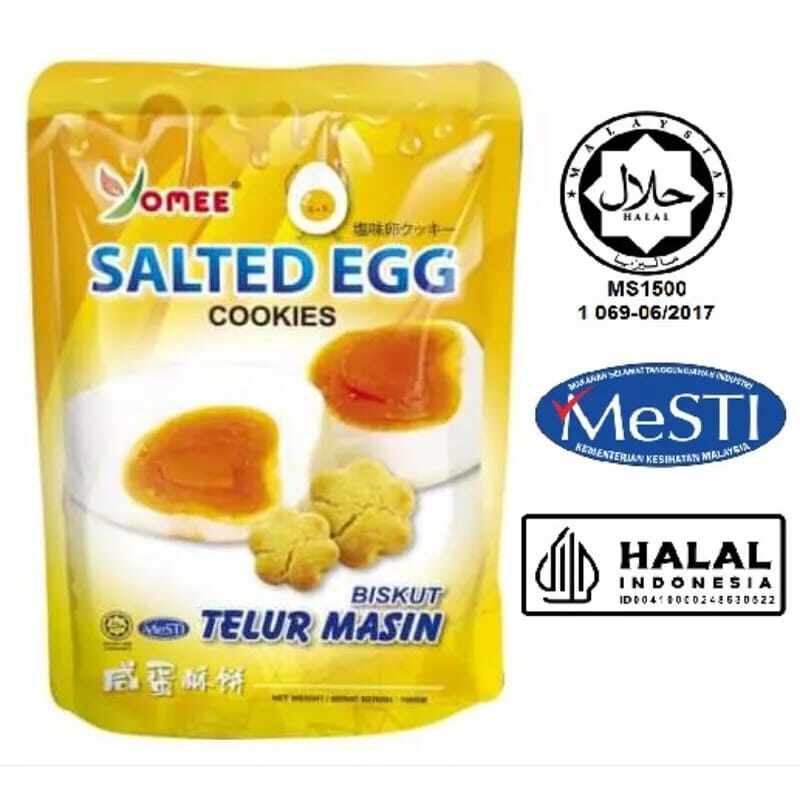 Yomee Salted Egg Cookies (Biskuit telur Masin)-100gm | Lazada