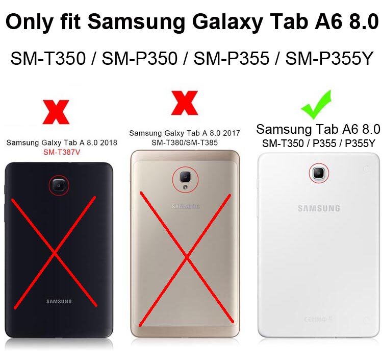 9H กระจกนิรภัยสำหรับ Samsung Galaxy Tab A 8.0 2015 SM-T350 SM-T355 SM ...