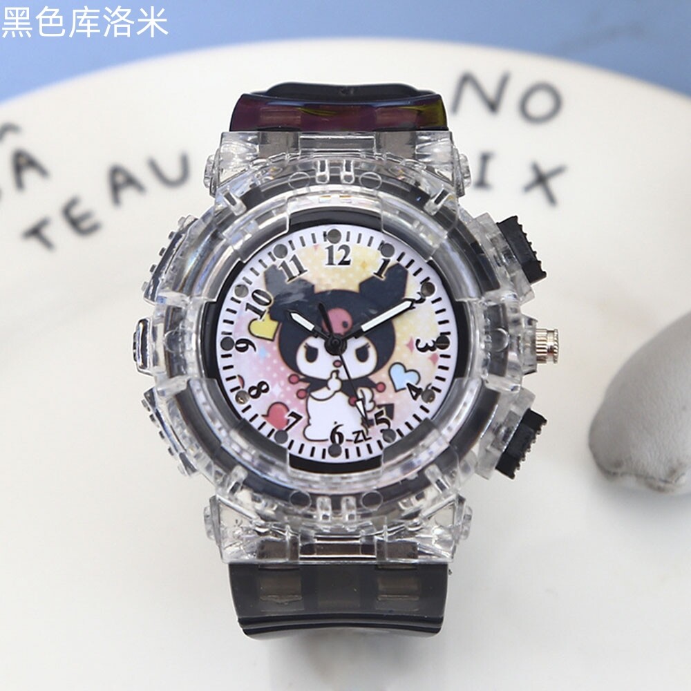 sanhe Cartoon Flash Light Kids Watches Kawaii Sanrioed Anime My Melody ...