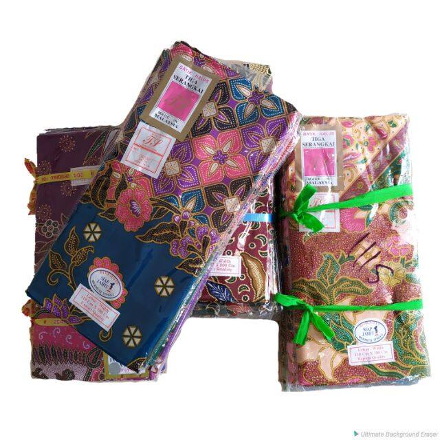 Kain Sarung Batik Tiga Serangkai - Original Jawa, Super Asli & Malaysia ...