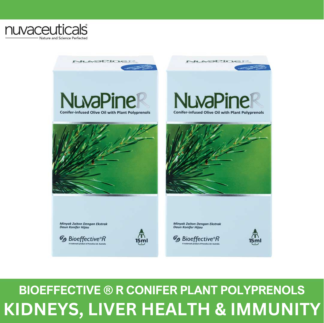 (Exp 7/26) NuvaPine R Polyprenols 2x15ml for Liver, Kidney & Multi ...