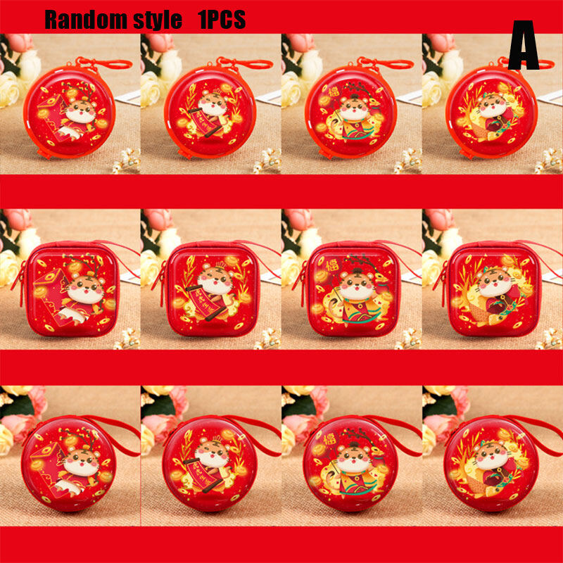 Cheya 2022ปีเสือจีนใหม่ปีกระเป๋าสตางค์กล่องของขวัญกระเป๋าใส่เหรียญ ...