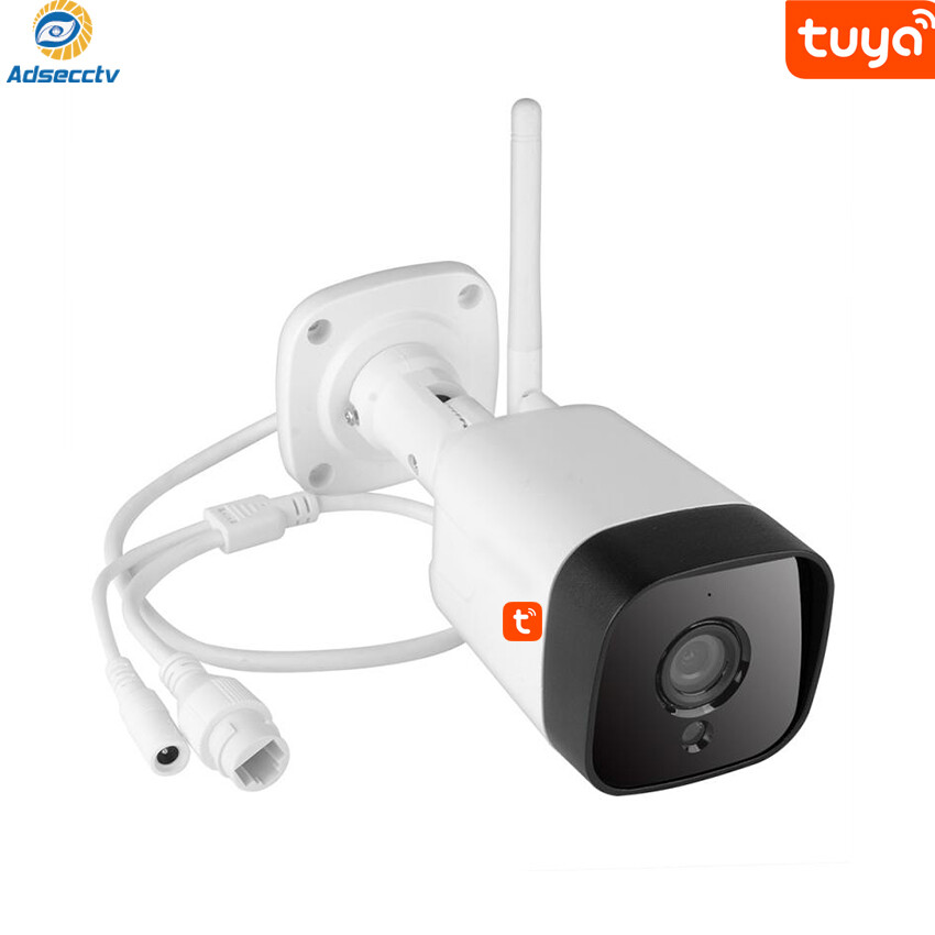 Tuya Smart Life IP WiFi waterproof camera H.265 Surveillance outdoor ...