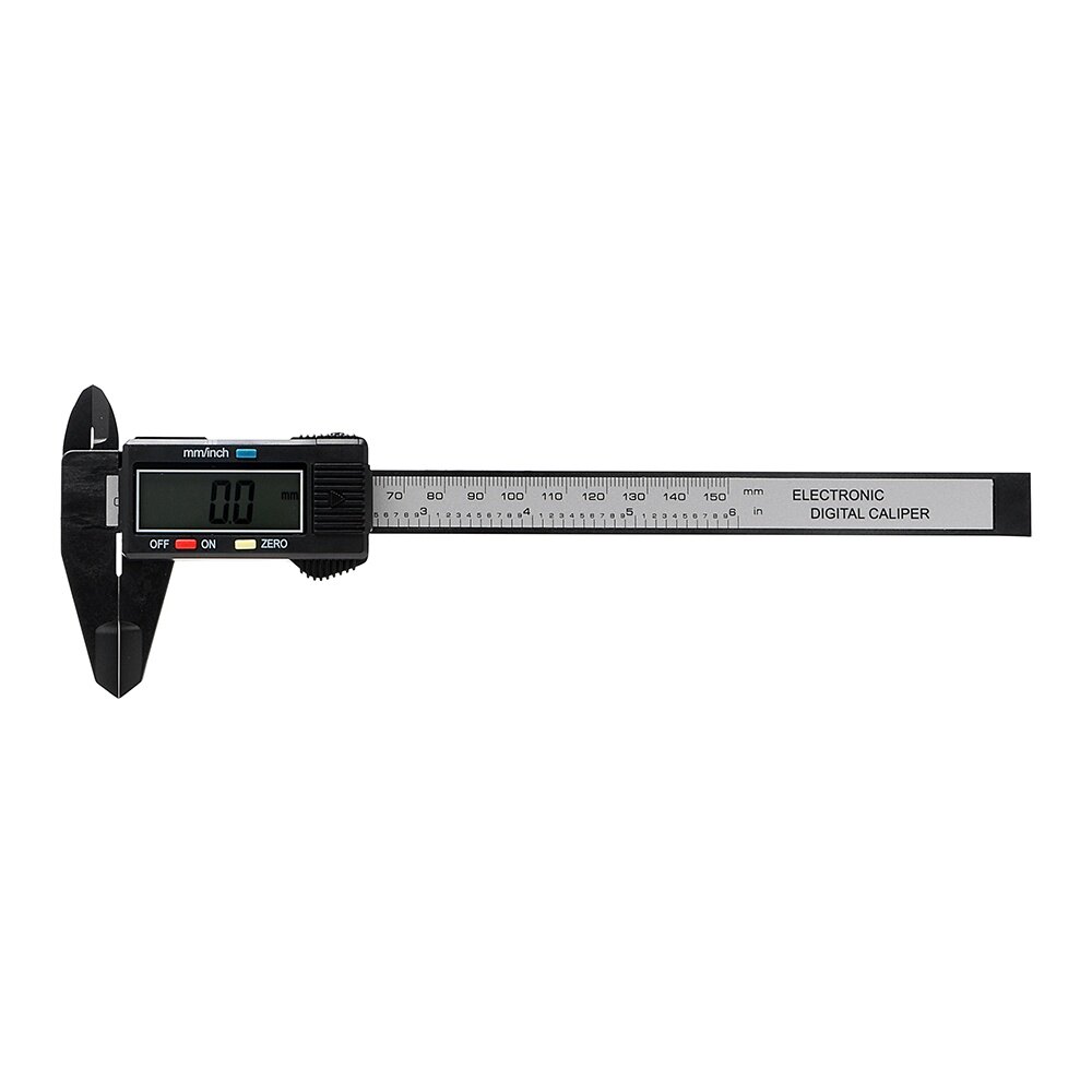 150Mm/6 Inci Caliper Paparan Digital Elektronik Tolok Calipers Plastik ...