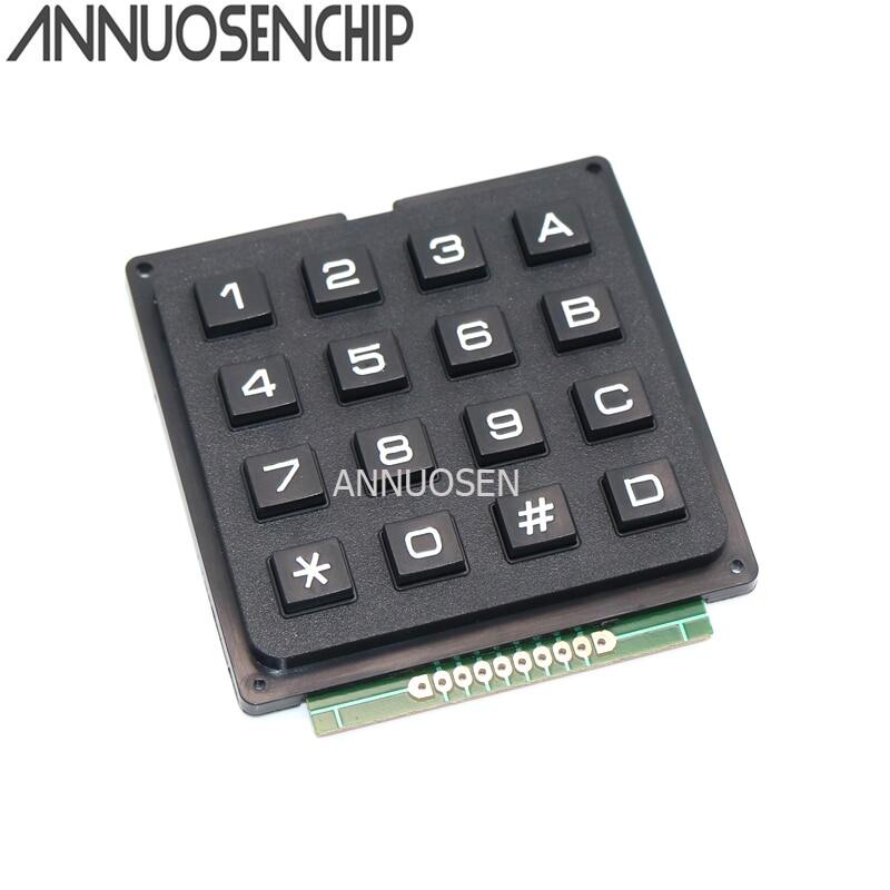 4x4 Matrix Keyboard Keypad Module Use Key PIC AVR Stamp Sml 4 * 4 ...