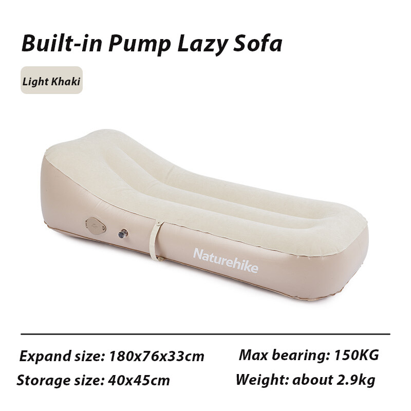 Naturehike Inflatable sofa outdoor camping lazy automatic inflatable ...