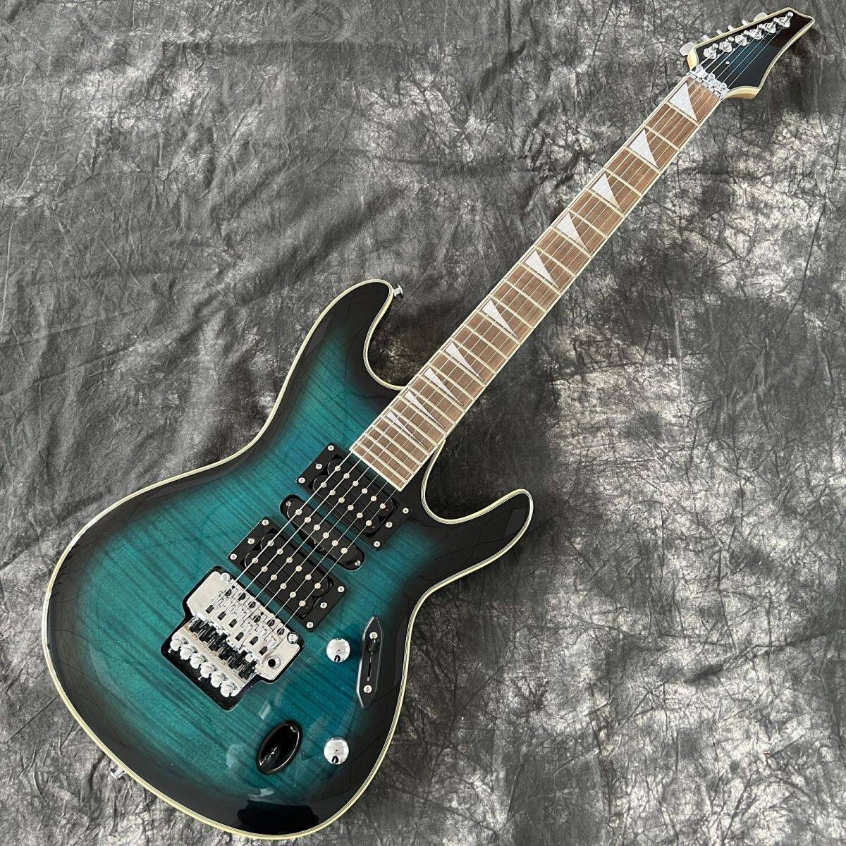 New Arrival Ibanez 24 Frets Electric Guitar Blue Burst Black HSH Pickup ...