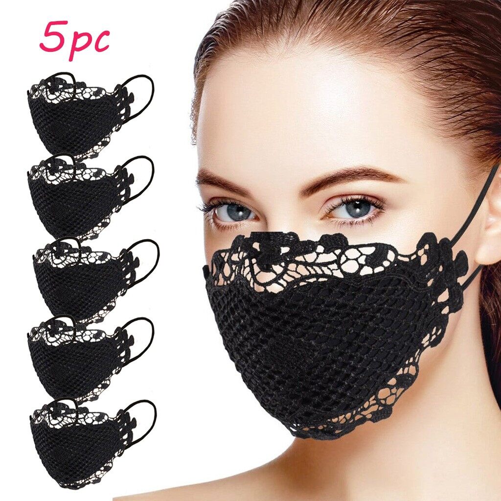 Charles Murray FACE MASK White Dot Unisex ครึ่งล้างทำความสะอาดได้ Face ...